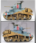 Battle-Models > Academy 13270 M3 Stuart Honey 1:35